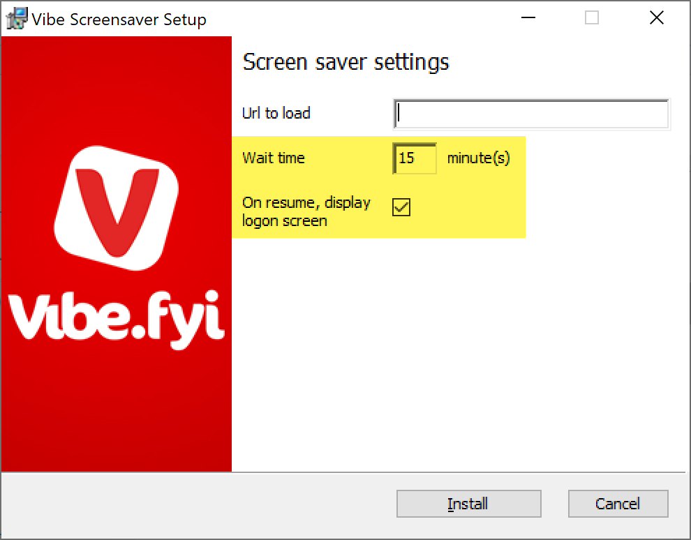 Screensaver Setup Guide